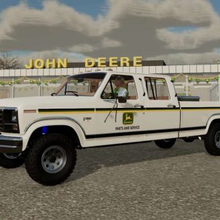 1986 Ford F350 John Deere Dealer Truck v1.0 FS22 Mod | Farming ...