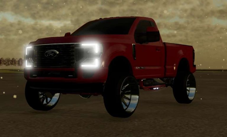 2020 Ford F-250 Single Cab v1.0 FS22 Mod | Farming Simulator 22 Mod