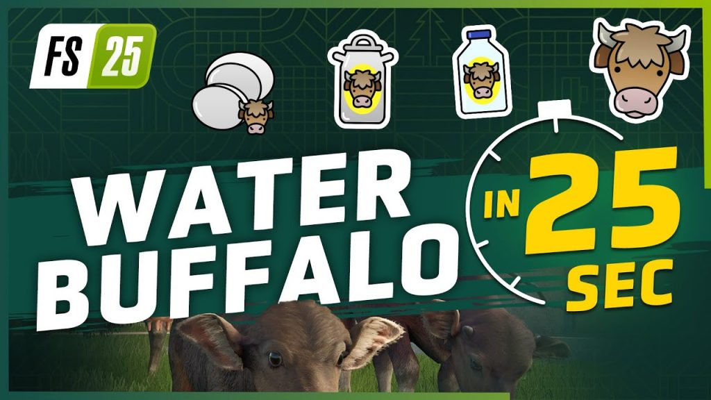 FS25: Baby Water Buffalos in 25 seconds