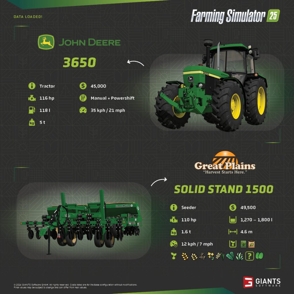 Farming Simulator 25: Updated Fact Sheet Collection
