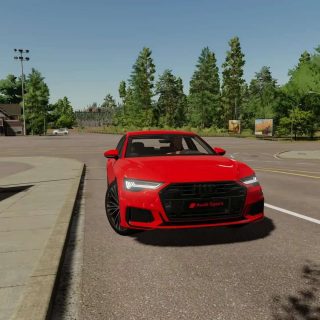 Audi A6 Limousine v1.0 FS22 Mod | Farming Simulator 22 Mod