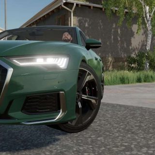 Audi A6 Limousine V1.0 FS22 Mod | Farming Simulator 22 Mod