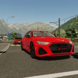 Audi RS6 v1.0 FS22 Mod | Farming Simulator 22 Mod