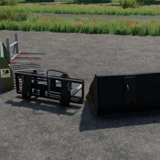 Baas Frontloader Tool Set v1.1.1 FS22 Mod | Farming Simulator 22 Mod