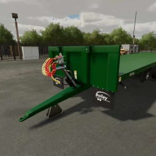 Bailey Bale And Pallet Trailer v2.0.0.1 FS22 Mod | Farming Simulator 22 Mod