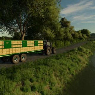 Bailey Bale And Pallet Trailer v2.0.0.1 FS22 Mod | Farming Simulator 22 Mod