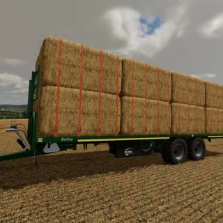 Bailey Bale And Pallet Trailer v2.0.0.1 FS22 Mod | Farming Simulator 22 Mod