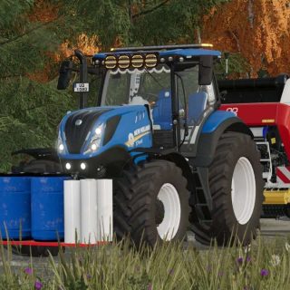 Balewrap/Silage Barrel Holder v1.0 FS22 Mod | Farming Simulator 22 Mod