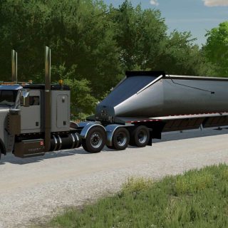 Beall Bullet Quad Axle Belly Dump v1.0.0.2 FS22 Mod | Farming Simulator ...