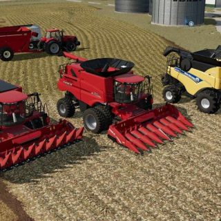 CNH 8 Row Corn Headers Fully Animated v1.0 FS22 Mod | Farming Simulator ...