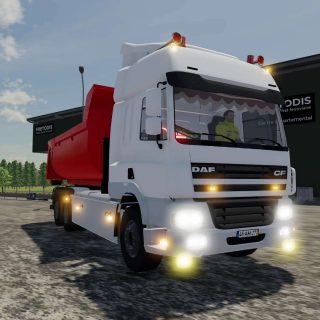 DAF CF 8x4 v1.0 FS22 Mod | Farming Simulator 22 Mod