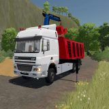 DAF CF 8x4 v1.0 FS22 Mod | Farming Simulator 22 Mod