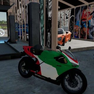 Ducati 848 v1.0 FS22 Mod | Farming Simulator 22 Mod