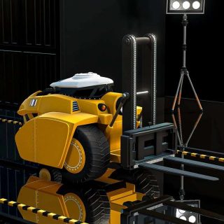 Electric Forklift V1.1 FS22 Mod | Farming Simulator 22 Mod