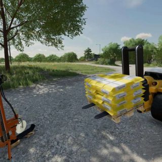 Electric Forklift V1.1 FS22 Mod | Farming Simulator 22 Mod