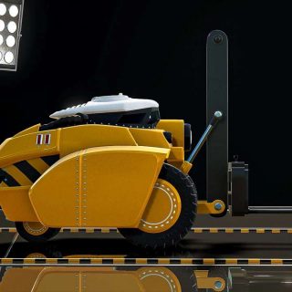 Electric Forklift V1.1 FS22 Mod | Farming Simulator 22 Mod