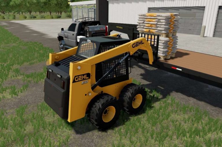 Gehl R165 Mini Loader v1.0 FS22 Mod | Farming Simulator 22 Mod