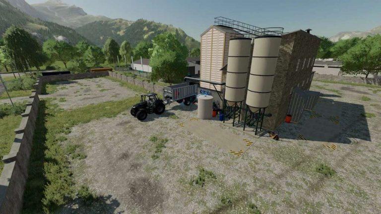 Grain Mill A v1.0 FS22 Mod | Farming Simulator 22 Mod