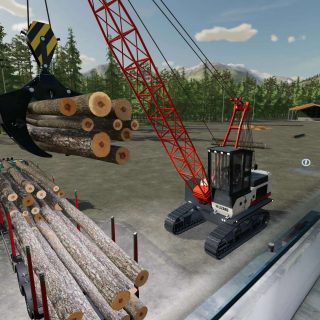 Grapple Yarder v1.0 FS22 Mod | Farming Simulator 22 Mod