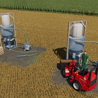 Grist Mill With Mixer Cross Play v1.0 FS22 Mod | Farming Simulator 22 Mod