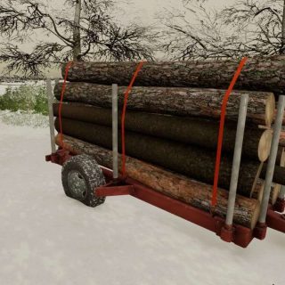 IMT Wood Trailer v1.0 FS22 Mod | Farming Simulator 22 Mod