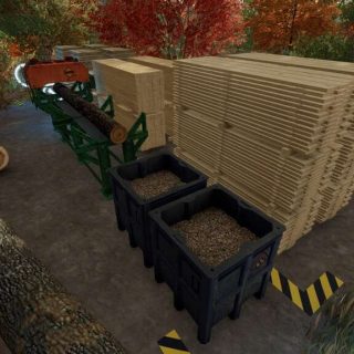 Industrial Sawmill v1.0 FS22 Mod | Farming Simulator 22 Mod