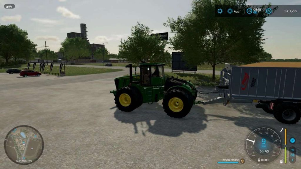 John Deere 9R (Real Dashboard) v1.0 FS22 Mod | Farming Simulator 22 Mod