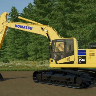 Komatsu PC240/PC290 Pack v1.0 FS22 Mod | Farming Simulator 22 Mod