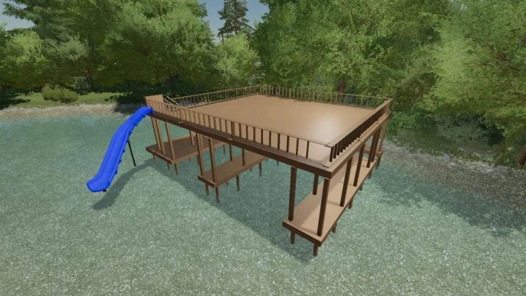 Large Dock v1.0 FS22 Mod | Farming Simulator 22 Mod