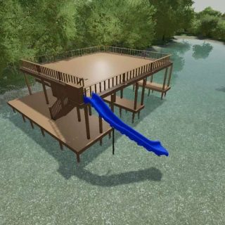 Large Dock v1.0 FS22 Mod | Farming Simulator 22 Mod