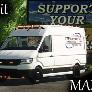 MAN TGE Fleet Support JG Edit v1.0 FS22 Mod | Farming Simulator 22 Mod