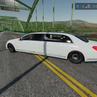 Maybach limo v1.0 FS22 Mod | Farming Simulator 22 Mod