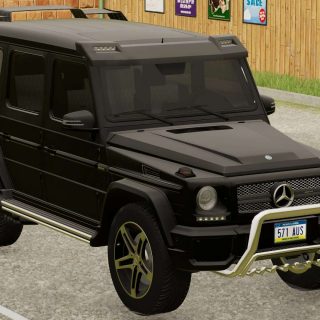 Mercedes Benz G65 AMG v1.1 FS22 Mod | Farming Simulator 22 Mod