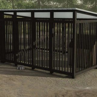 Metal Dog Playpen v1.0 FS22 Mod | Farming Simulator 22 Mod