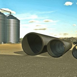 Neat Distribution Corragated Culvert Set v1.0 FS22 Mod | Farming ...