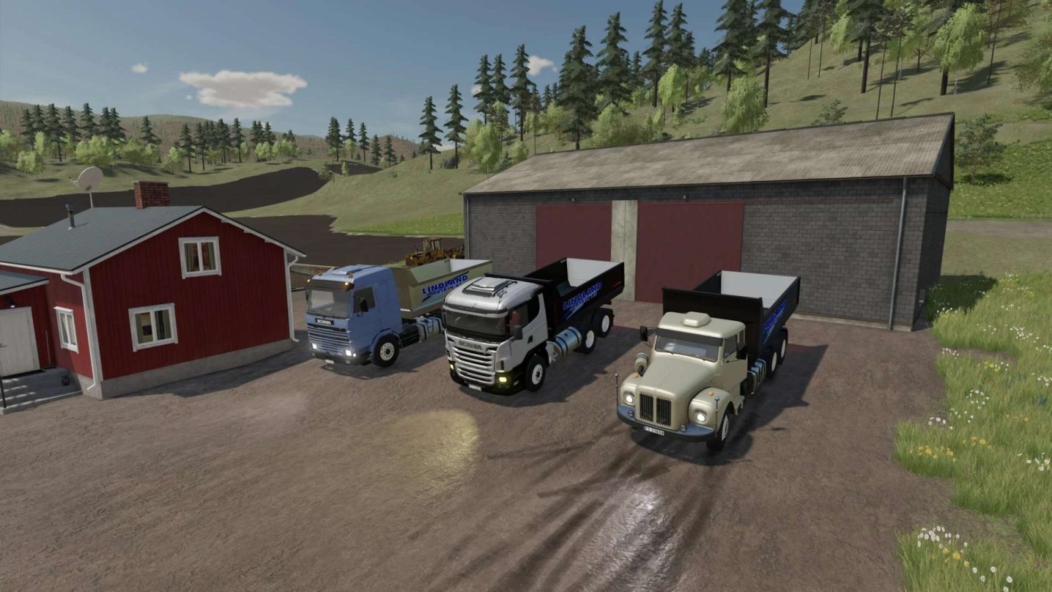 Old Generation Scania Pack v1.0 FS22 Mod | Farming Simulator 22 Mod