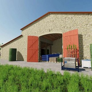 Old Stone Building And Sheep Barn v1.0 FS22 Mod | Farming Simulator 22 Mod