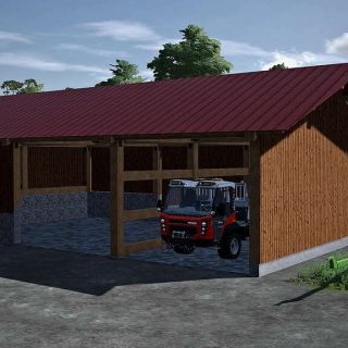 Open Hall Set v1.0 FS22 Mod | Farming Simulator 22 Mod