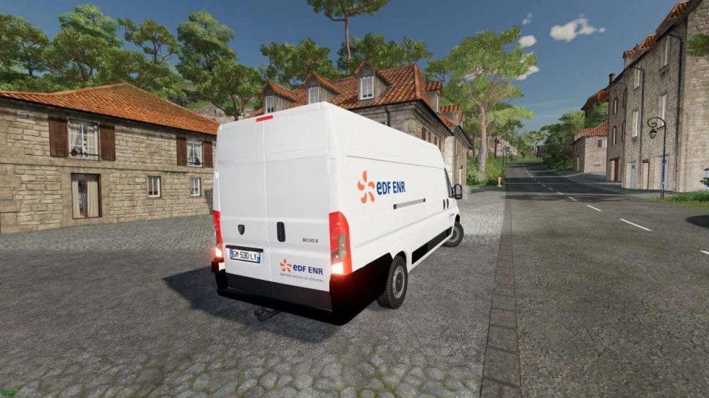 Peugeot Boxer L4H2 EDF-ENR v1.0 FS22 Mod | Farming Simulator 22 Mod