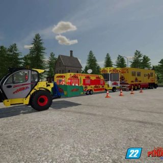 PINDER construction cone v1.0 FS22 Mod | Farming Simulator 22 Mod