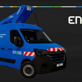 Renault Master 2020 - PEMP (Enedis) v1.0 FS22 Mod | Farming Simulator ...
