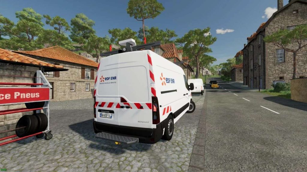 Renault Master IV EDF-ENR v1.0 FS22 Mod | Farming Simulator 22 Mod