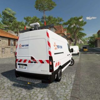 Renault Master IV EDF-ENR v1.0 FS22 Mod | Farming Simulator 22 Mod