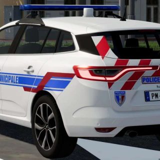 Renault Megane IV Phase 1 (Police Municipale BALI) v1.0 FS22 Mod ...