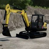Sany 55C Mini Excavator v1.0 FS22 Mod | Farming Simulator 22 Mod