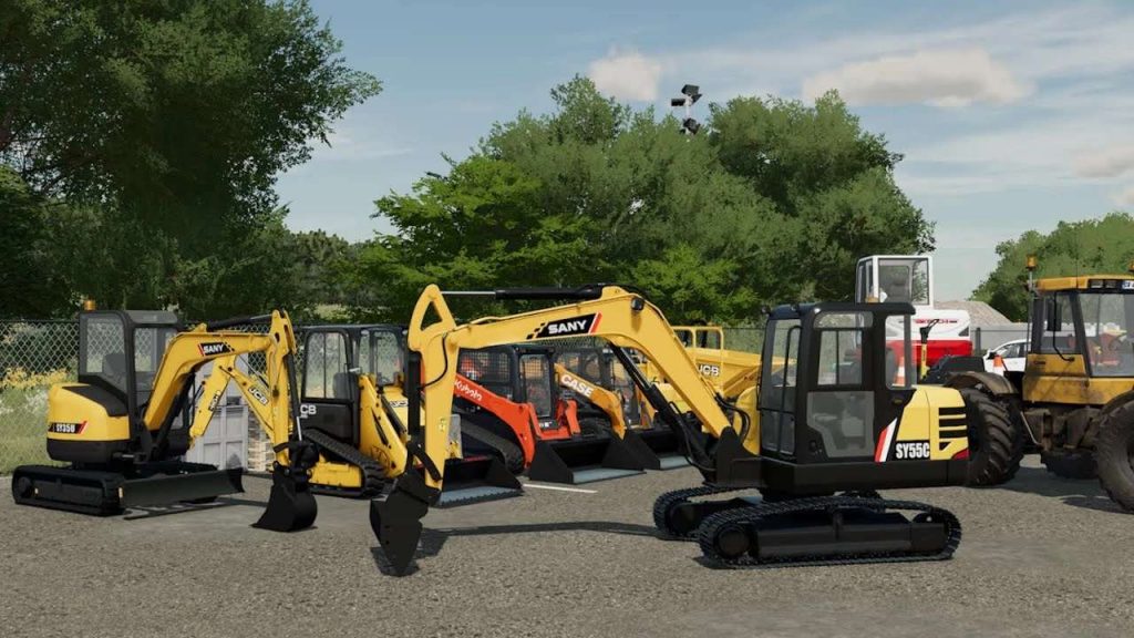 Sany 55c v1.0 FS22 Mod | Farming Simulator 22 Mod