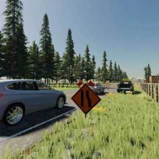 Traffic Cones And Barricades v1.0.0.1 FS22 Mod | Farming Simulator 22 Mod