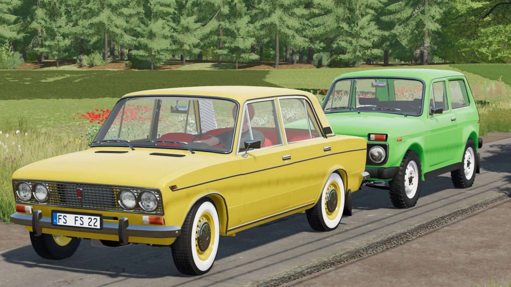 VAZ 2103 & 2121 v1.0 FS22 Mod | Farming Simulator 22 Mod