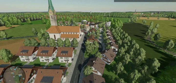Castelnaud Map v1.0 FS22 Mod | Farming Simulator 22 Mod