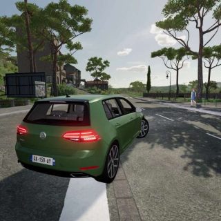 Volkswagen Golf VII 2017 v2.3 FS22 Mod | Farming Simulator 22 Mod